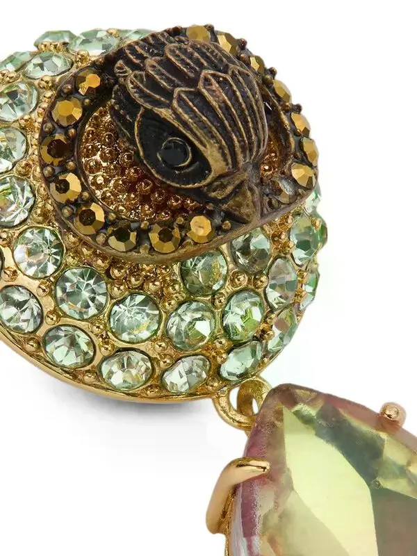 Kurt Geiger Eagle-head Crystal-embellished Earrings