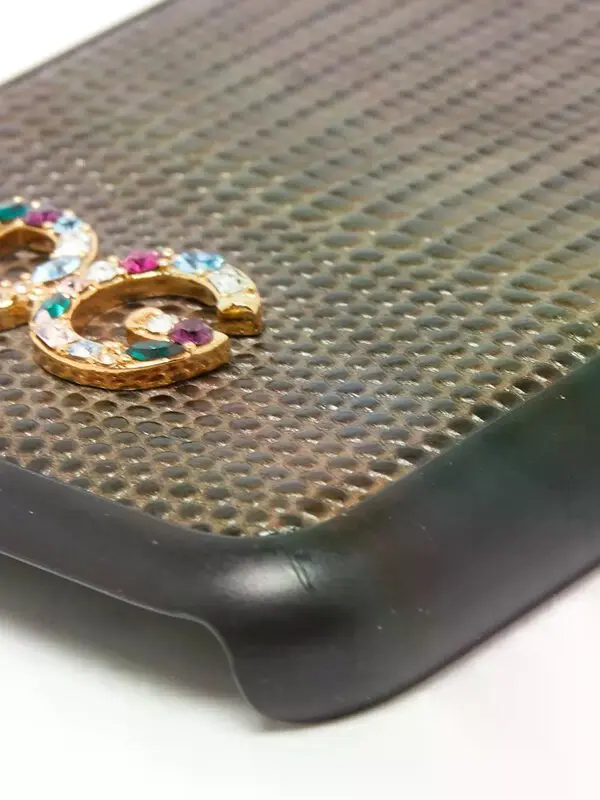 Dolce & Gabbana Lizard Embossed-leather Iphone X Case