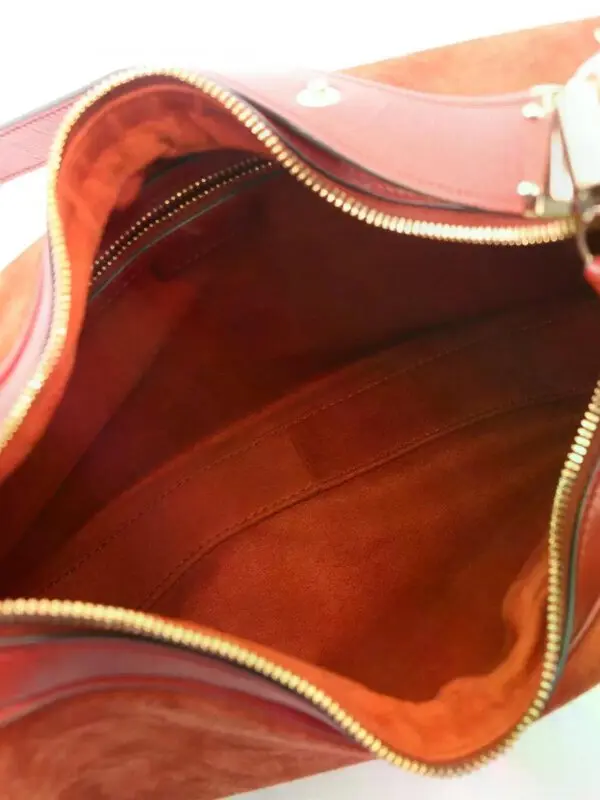 Gucci 2010s Medium Attache 2-way Shoulder Bag - Orange