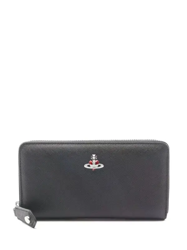 VIVIENNE WESTWOOD Orb Zip-around Wallet - Black