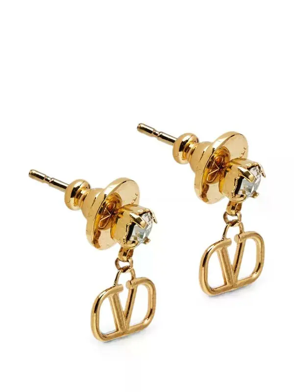 Valentino Garavani Vlogo Crystal Earrings