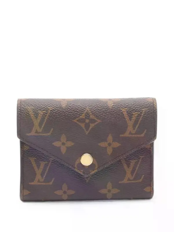 LOUIS VUITTON 2010s Monogram Victorine Wallet - Brown