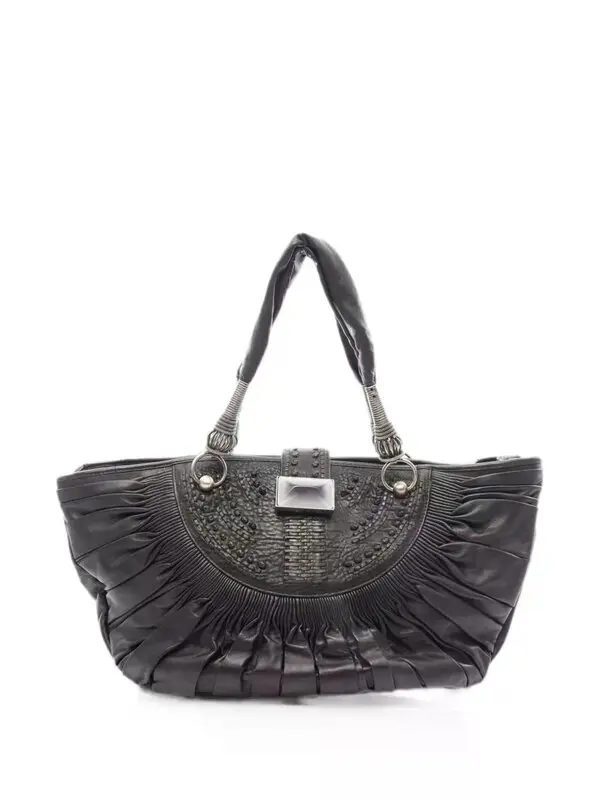 Dior 2000s Plissé Gather Shoulder Bag