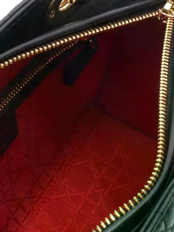 Dior Lady Two-way Tote Bag - Black