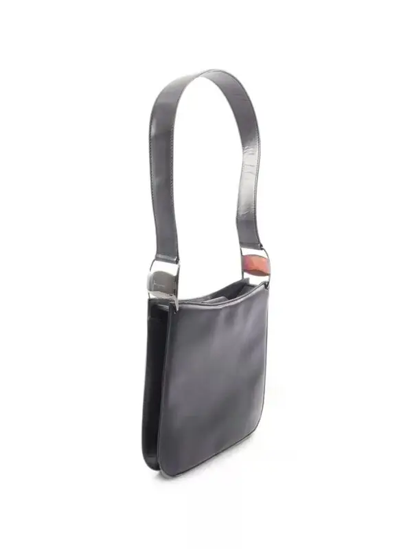 FERRAGAMO 2000s Logo-engraved Shoulder Bag