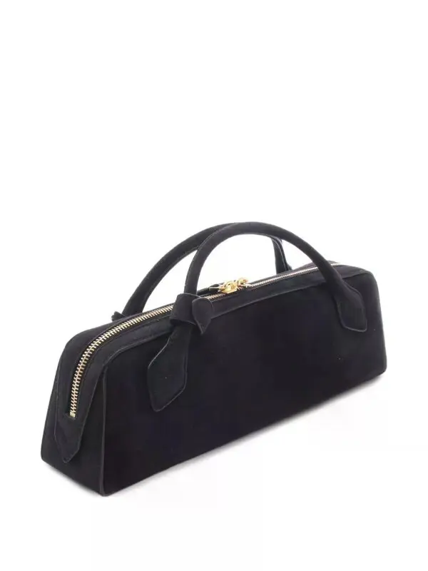 Alaïa Le Teckel Suede Bag - Black