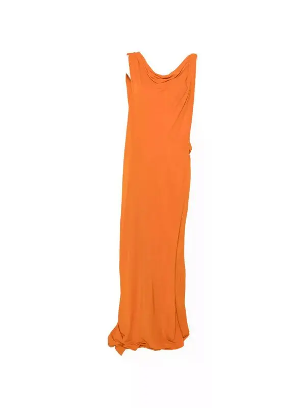 Alberta Ferretti Draped Cut-out Maxi Dress