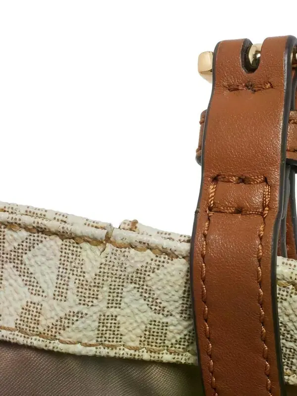 Michael Kors Monogram Leather Tote Bag