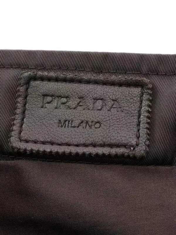 Prada 2010s Belted Zip-pocket Skirt