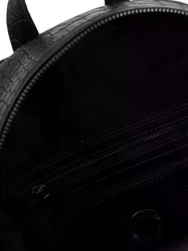 Moschino Croc-effect Quilted Backpack