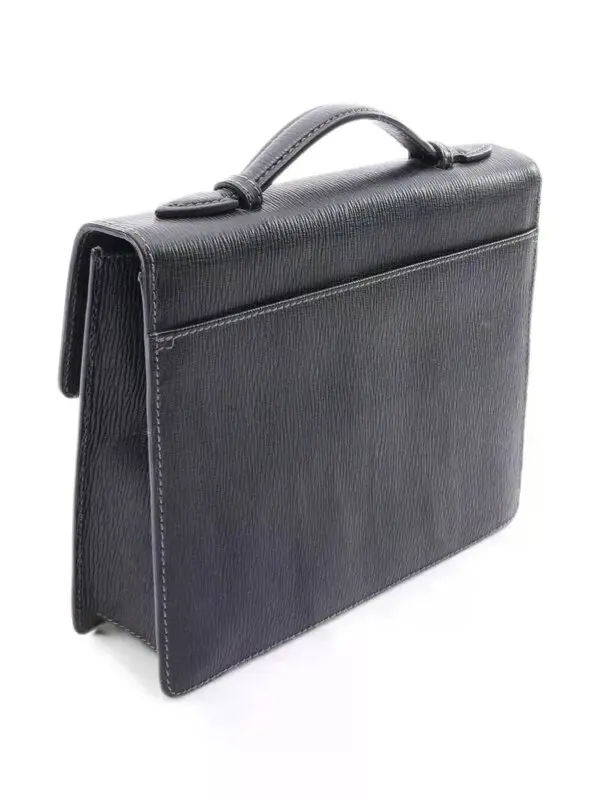 FERRAGAMO 2010s Textured Leather Tote Bag