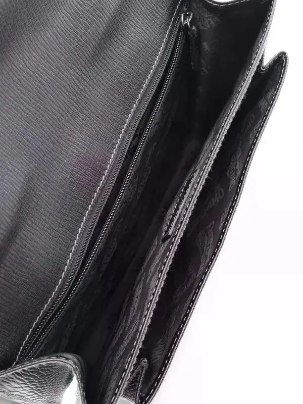 FERRAGAMO 2010s Textured Leather Tote Bag