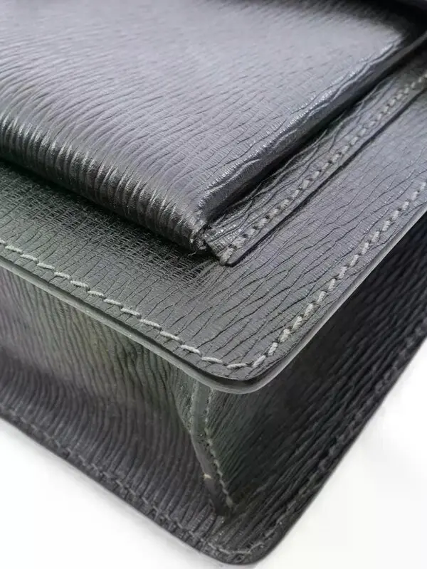 FERRAGAMO 2010s Textured Leather Tote Bag
