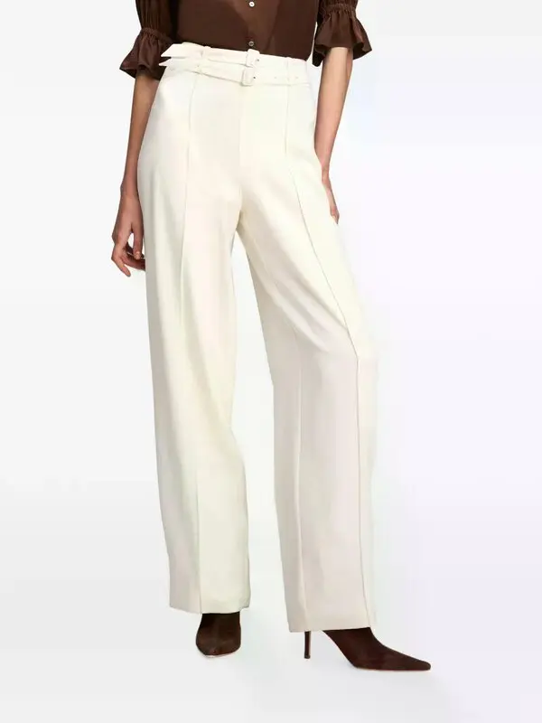 Cinq À Sept Maelor Belted Pleated Trousers