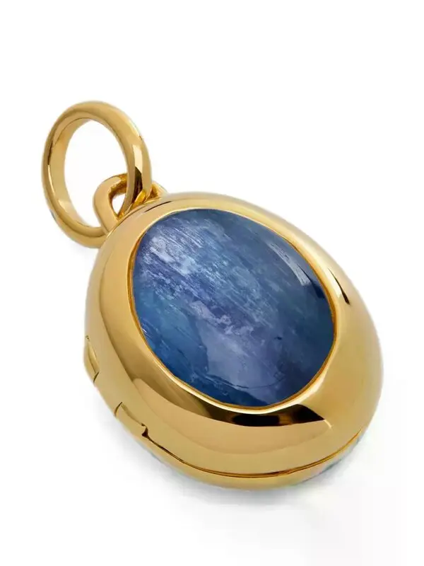 Monica Vinader September Birthstone Kyanite-embellished Locket Pendant