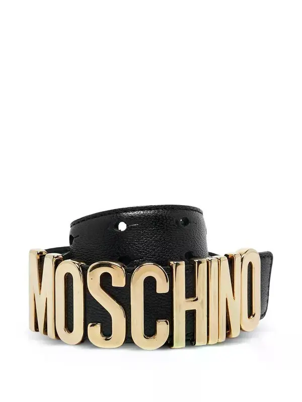 Moschino Logo-plaque Belt