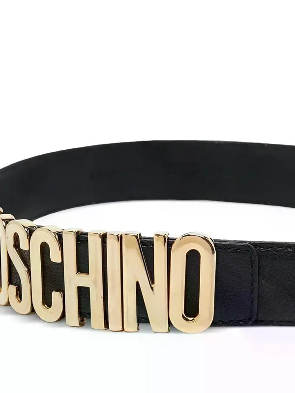 Moschino Logo-plaque Belt