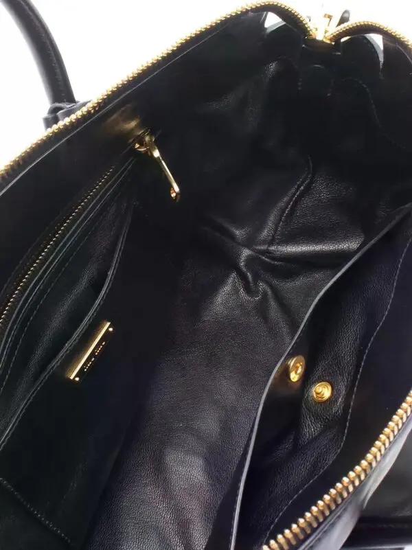 Miu Miu Leather Tote Bag - Black