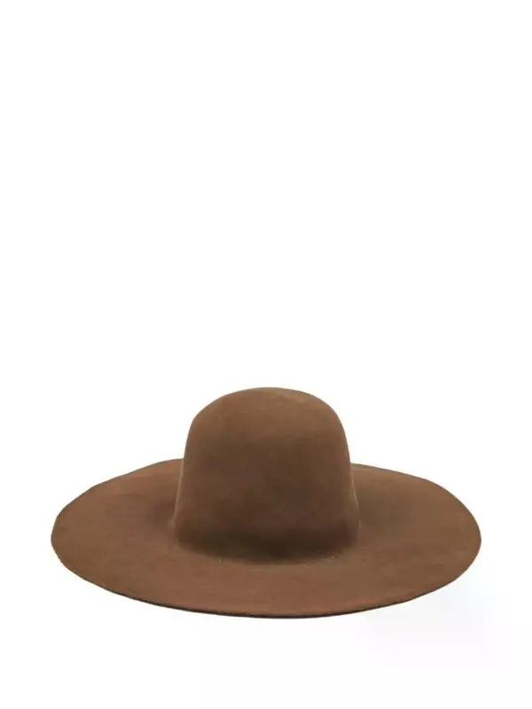 MAISON MICHEL Flat Brim Hat