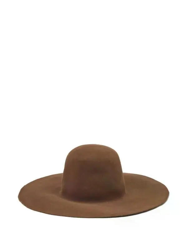 MAISON MICHEL Flat Brim Hat