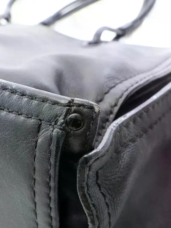 Loewe Leather Crown Logo Tote Bag