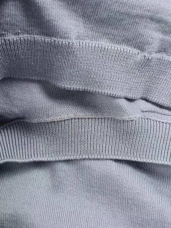 Dior 2000s Bee Embroidered Wool V-neck Sweater