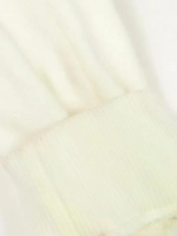 Celine Off-white Cotton Wave-print Hoodie