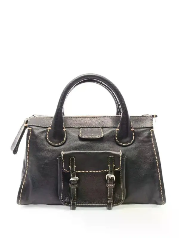 Chloé 2000s Edith Leather Tote Bag