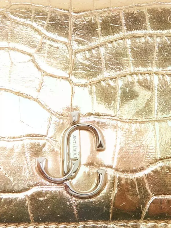 JIMMY CHOO 2020 Crocodile-embossed Wallet