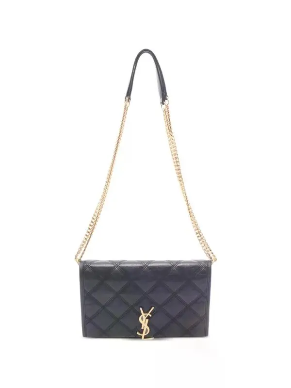 Saint Laurent 2010s Becky Chain Shoulder Bag - Black