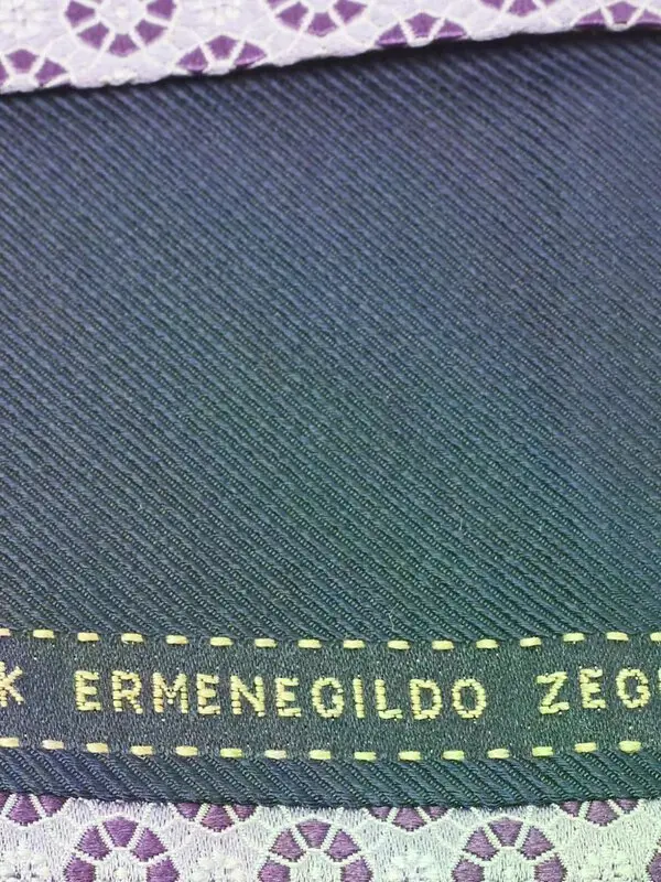 Ermenegildo Zegna Floral Pattern Silk Tie