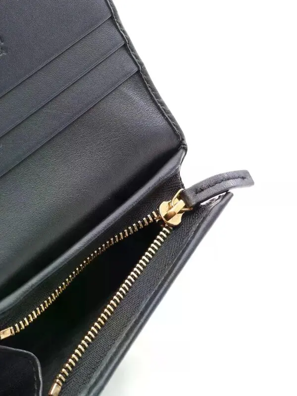Gucci 2010s Gg Supreme Bee Bi-fold Wallet