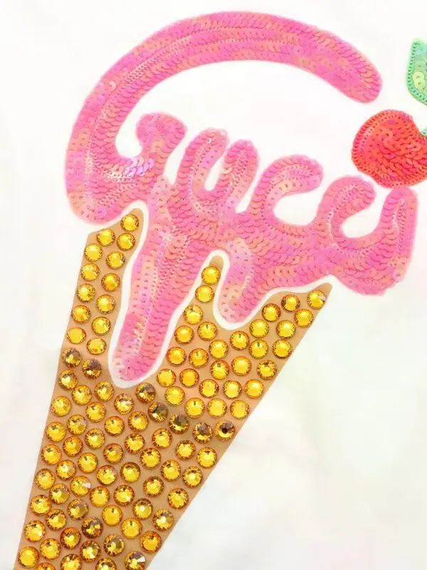 Gucci 2010s Ice Cream Sequin T-shirt