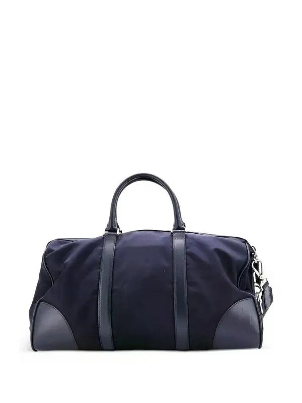 Prada Convertible Weekender Bag Tessuto With Saffiano Leather Medium Travel Bag