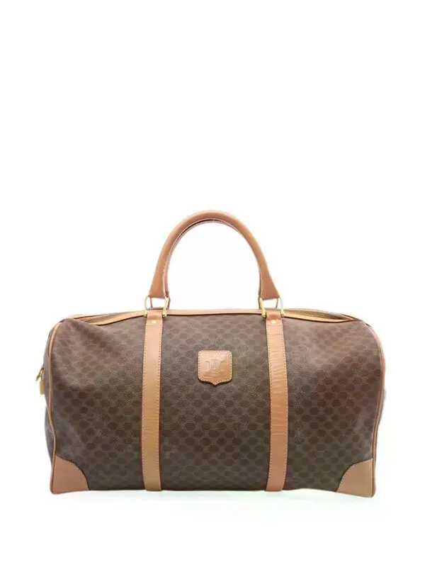 Celine 2000s Macadam Pattern Holdall Bag