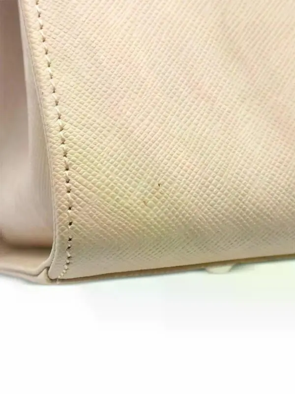 Burberry Textured Leather Tote Bag