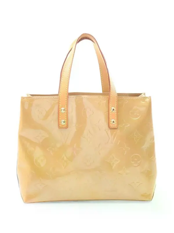 LOUIS VUITTON 2006 Pm Lead Monogram Vernis Tote Bag