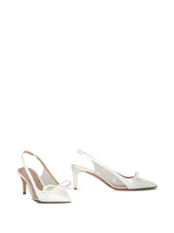 Red Valentino Bow Detail Slingback Pumps