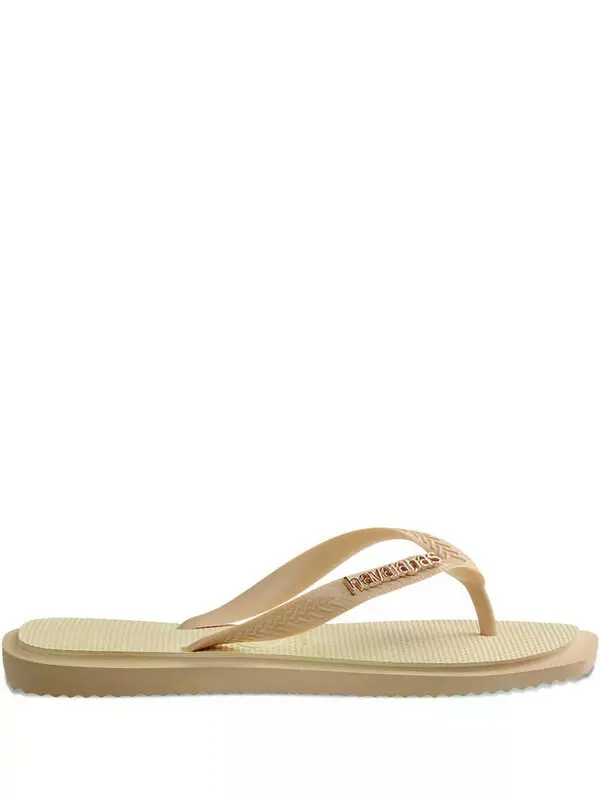 Havaianas Top Square Fusion Flat Sandals With Embellished Logo