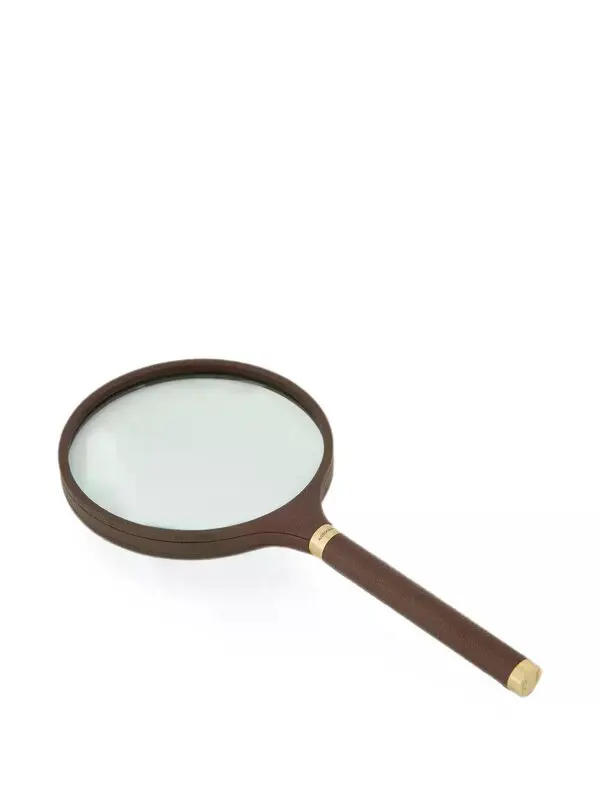 Assouline Archival Pebbled Leather Magnifying Glass