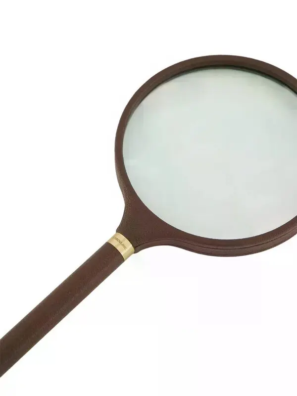 Assouline Archival Pebbled Leather Magnifying Glass