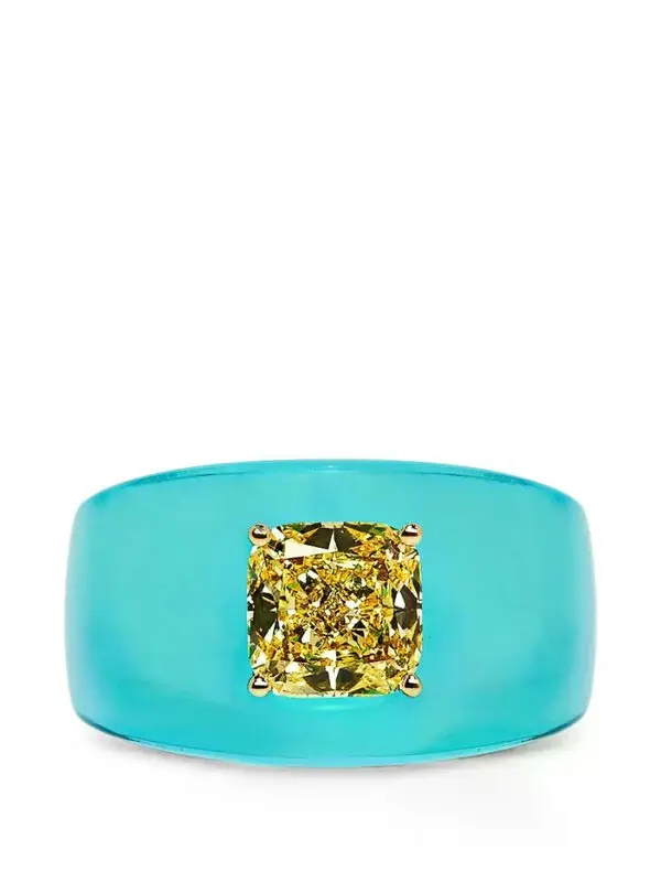 SOLO FOR DIAMONDS Diamond Cushion-cut Ring