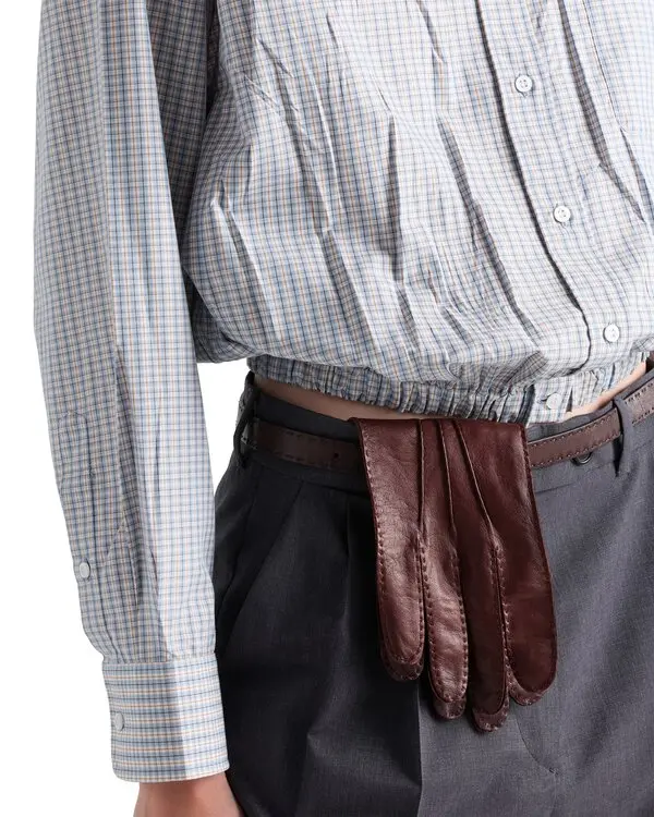 Prada Madras Fabric Shirt