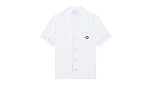 Casablanca Monogram Towelling Short Sleeve Shirt