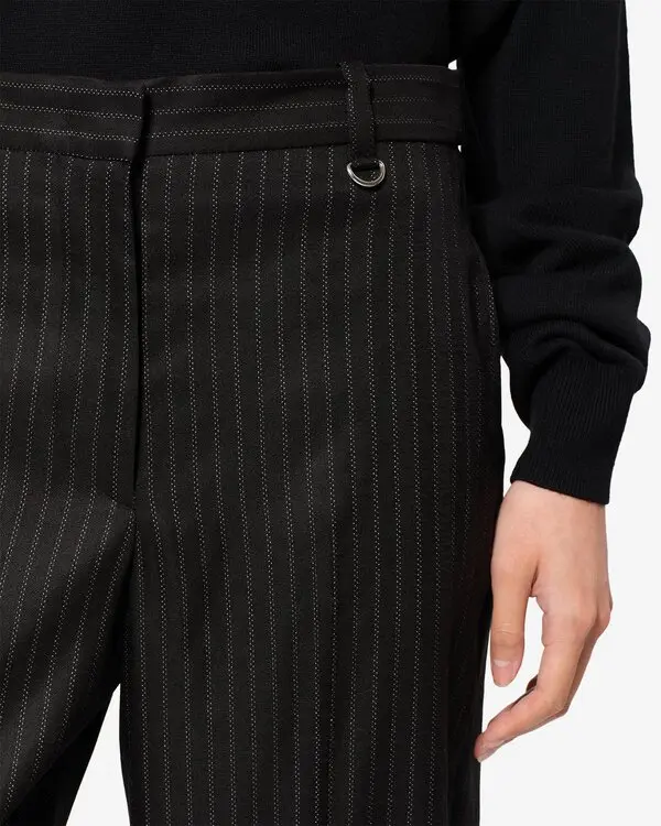 Isabel Marant Étoile Noanda Virgin Wool Pants - Black