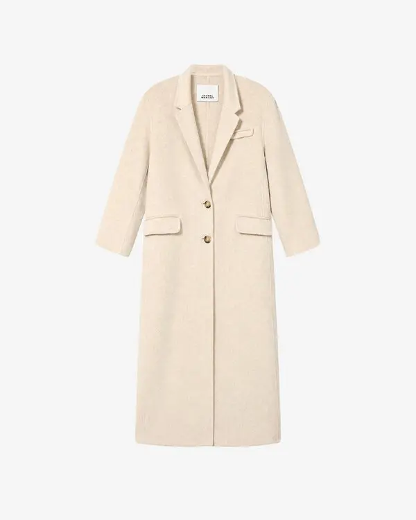 Isabel Marant Étoile Clesa Wool Coat - Sand