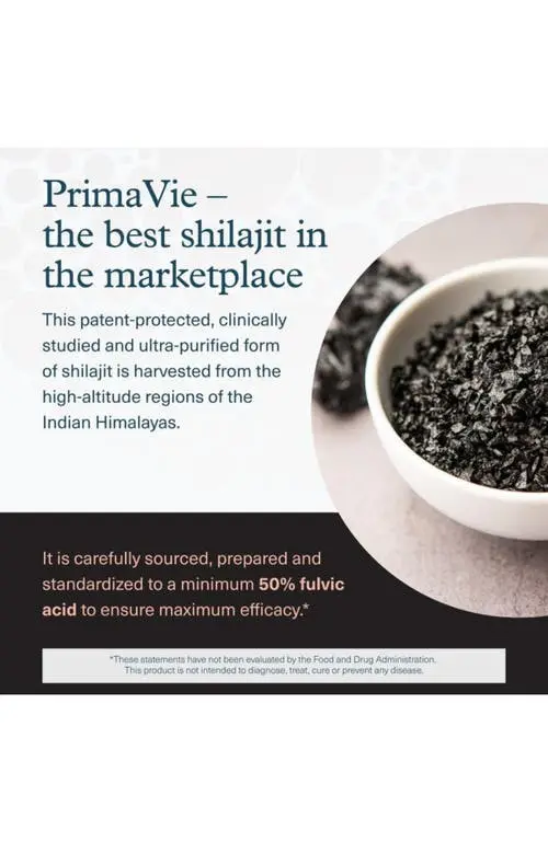 YOUTHEORY Shilajit Powerful Antioxidant Energy Boost Capsules 90 Vegetarian Capsules