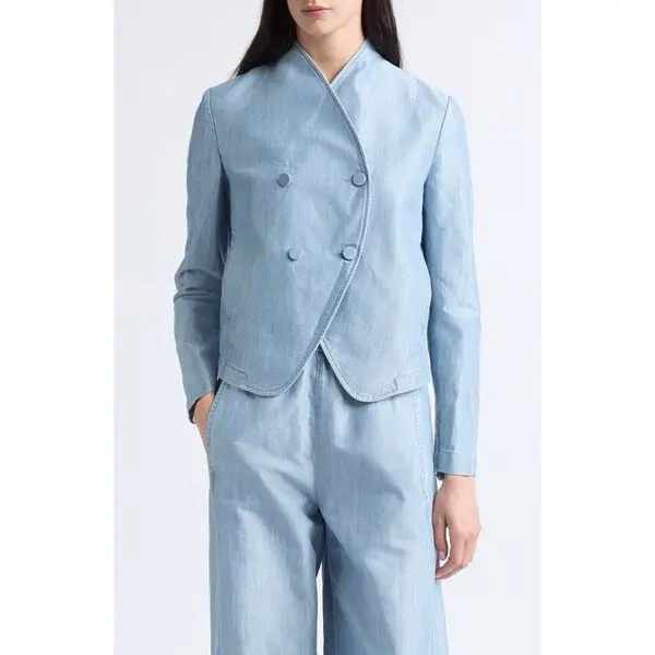 Emporio Armani Asymmetric Jacket - Denim