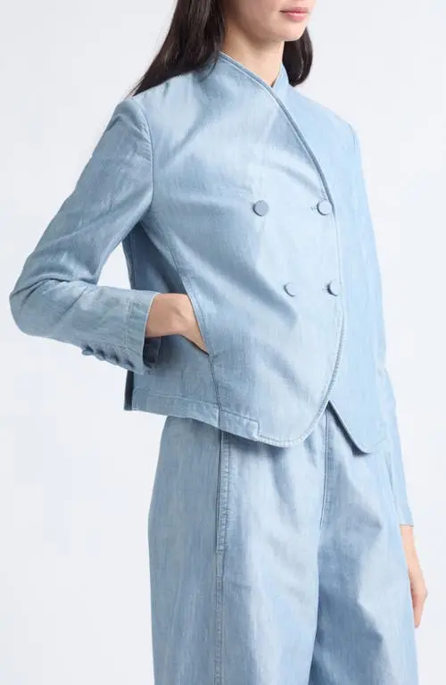 Emporio Armani Asymmetric Jacket - Denim
