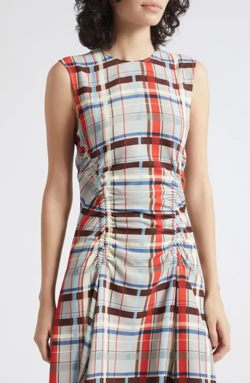 Stine Goya Gathered Midi Dress